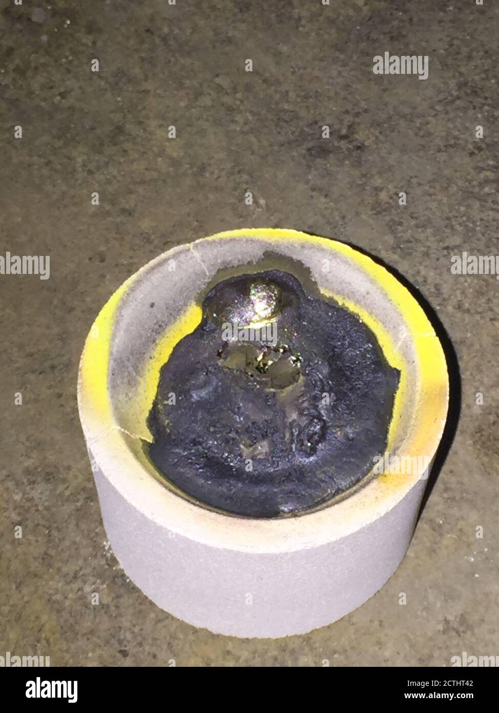 gold refining assay with lead and bone ash crucible an ancient ...