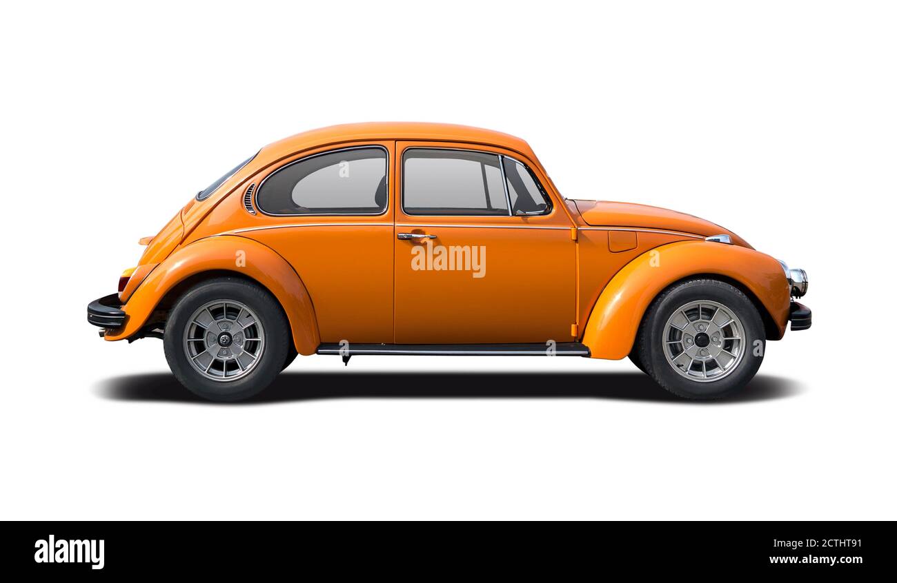 Classic German popular car isolated on white Stock Photo - Alamy
