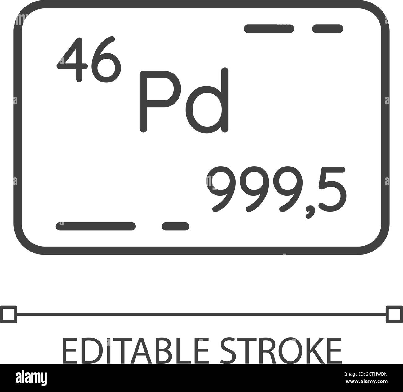 Palladium pd Stock Vector Images - Alamy
