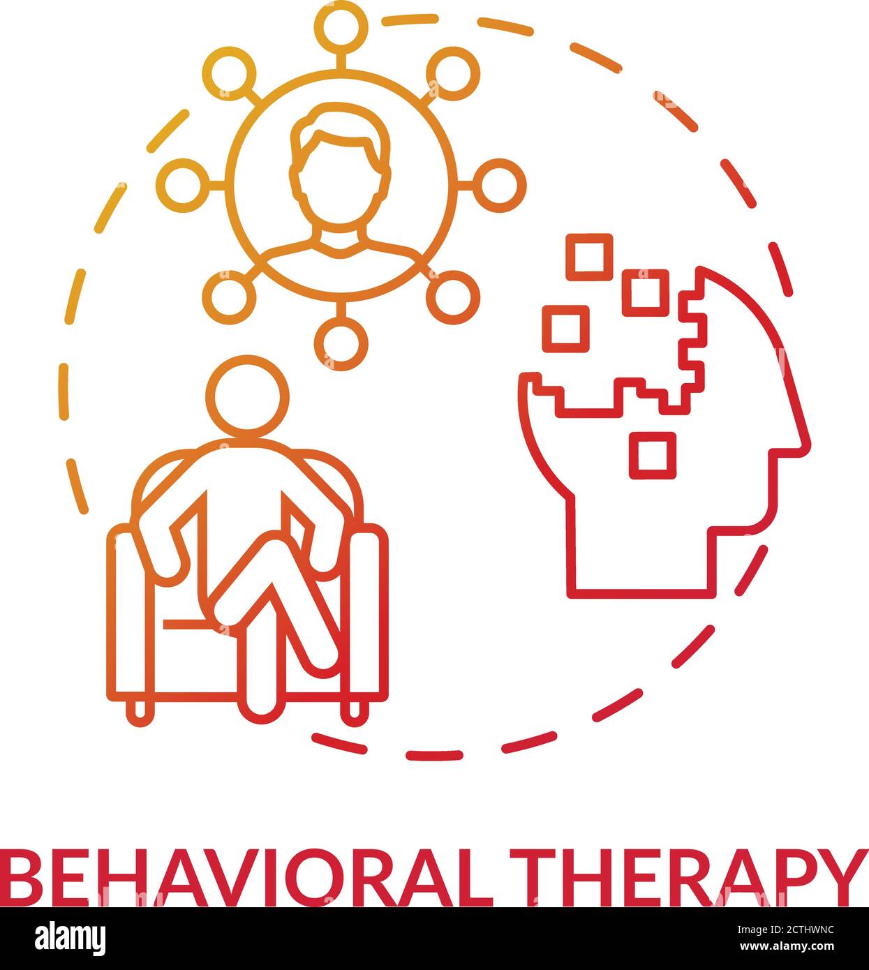 Behavioral therapy concept icon Stock Vector Image & Art - Alamy