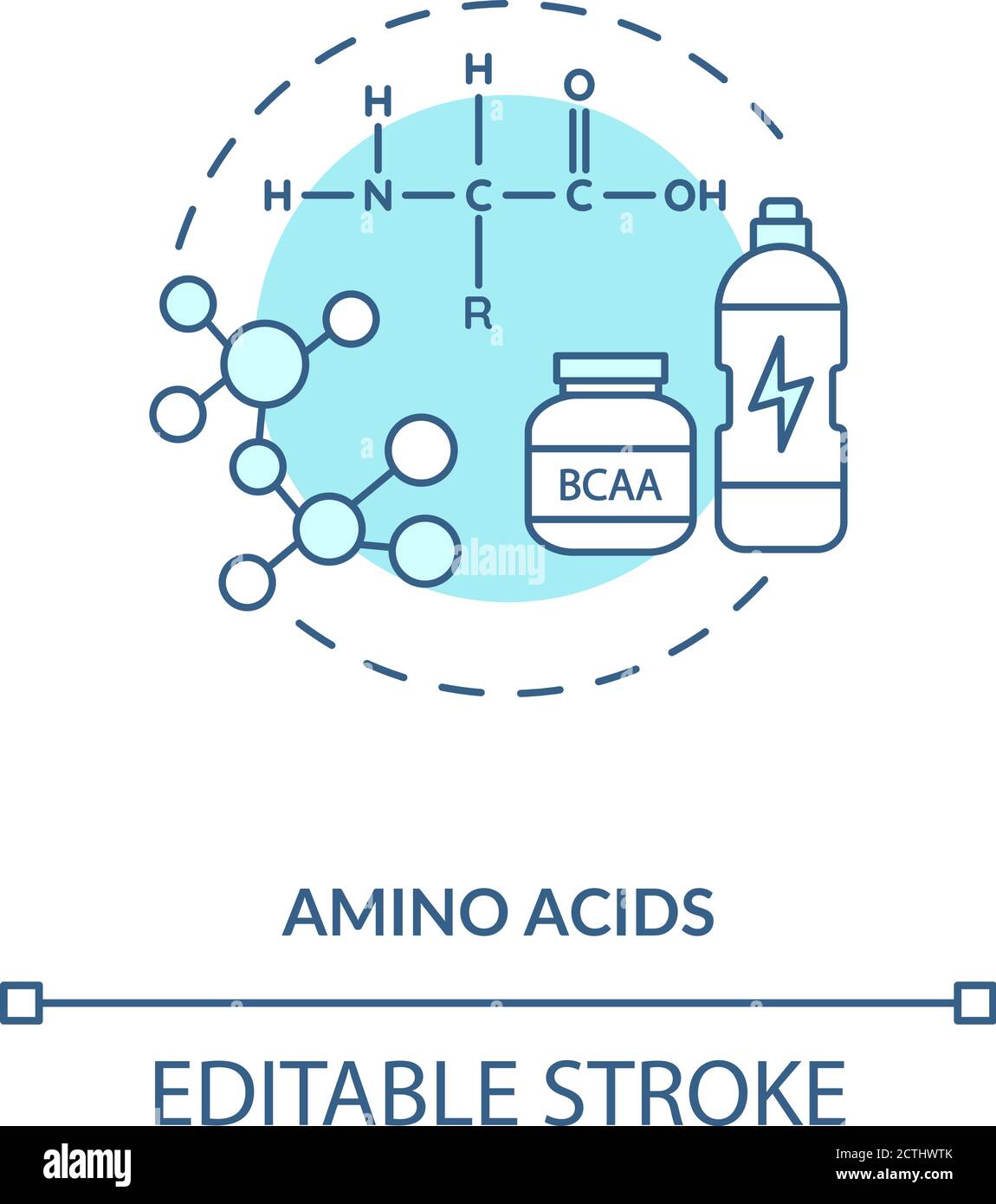 Amino acids concept icon Stock Vector Image & Art - Alamy Amino acids concept icon Stock Vector Image & Art - Alamy