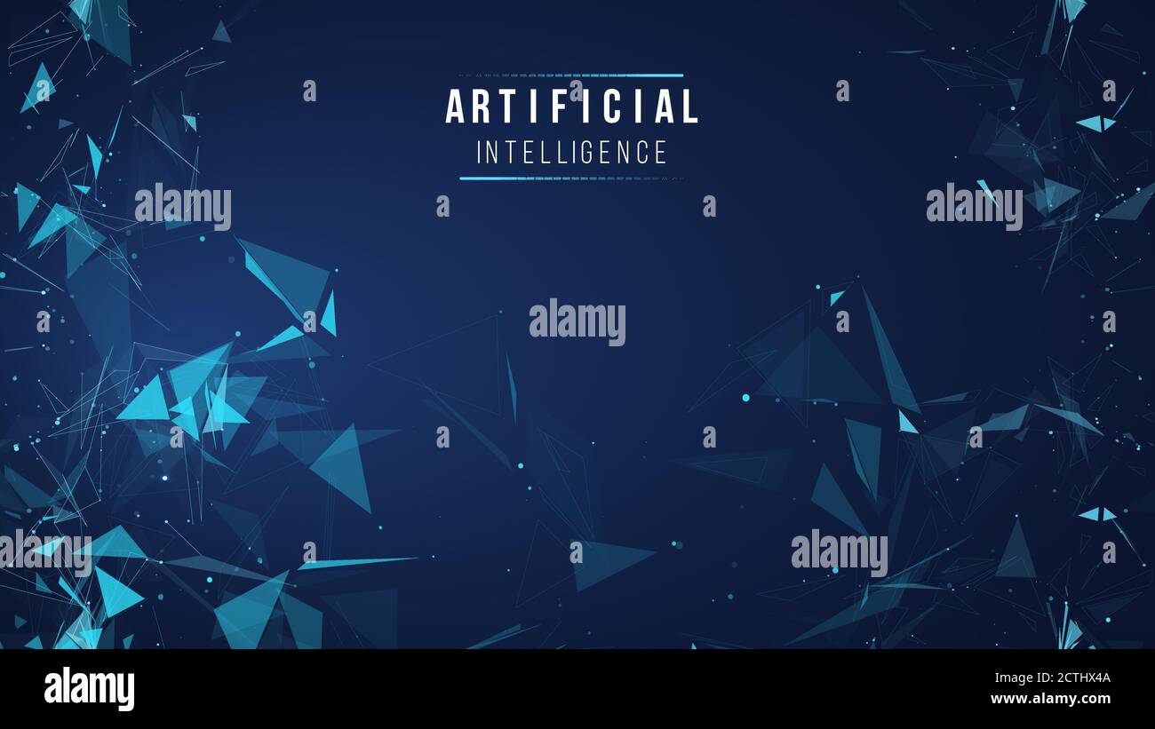 Artificial intelligence vector wave light background digital wallpaper ...