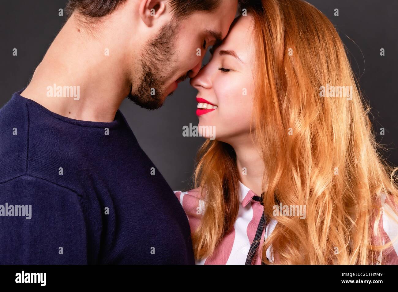 Happy romantic couple in love Stock Photo - Alamy