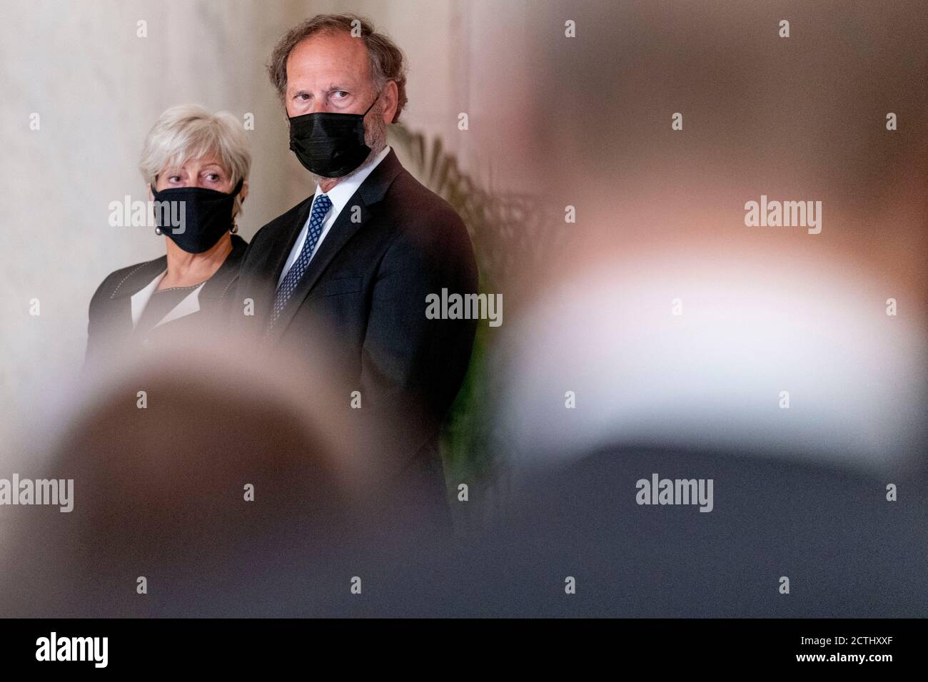 Justice Samuel Alito and his wife Martha-Ann stand during a private ...
