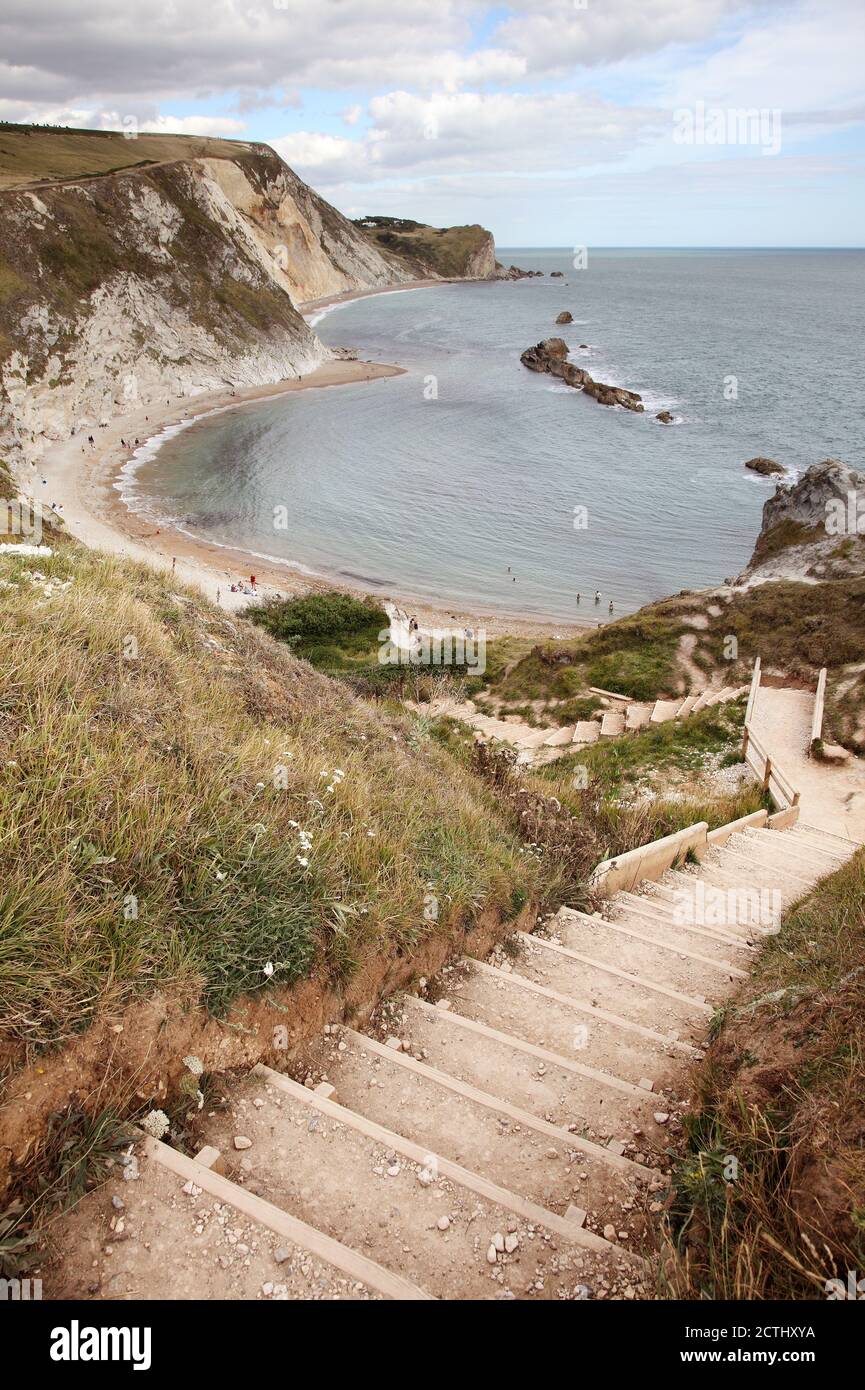 Steep steps to beach hi-res stock photography and images - Alamy