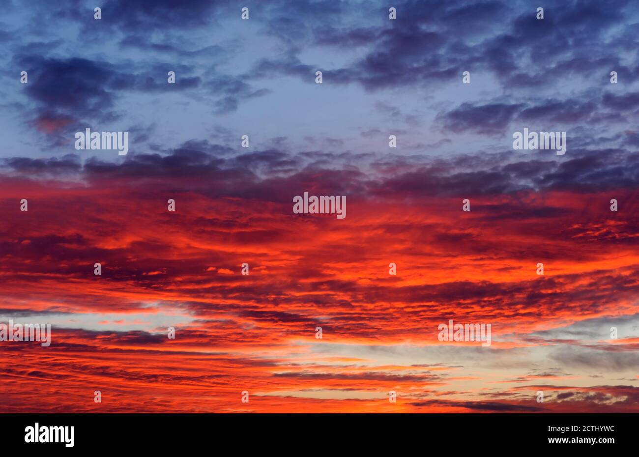 Sunset after the storm - dramatic scenery Stock Photo - Alamy