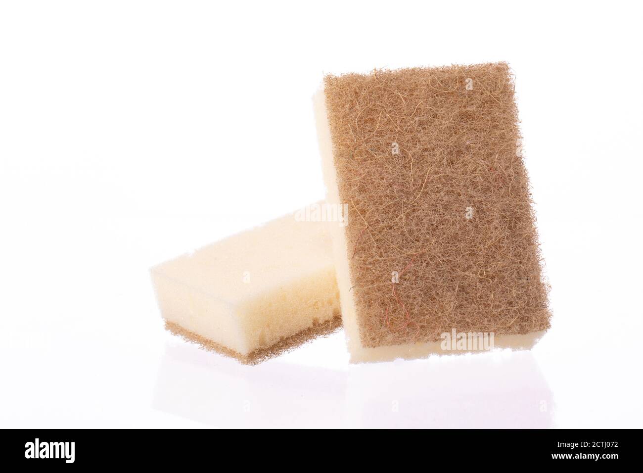 Dual-sided scrubbing natural plant-based dish sponge, environmental ...