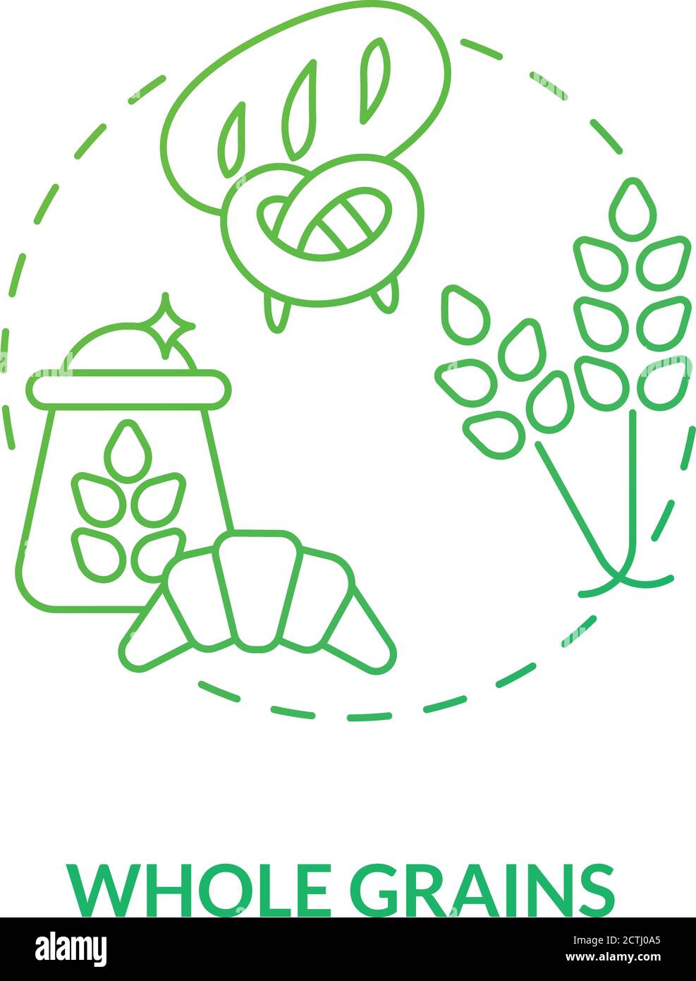 Whole grains concept icon Stock Vector Image & Art - Alamy