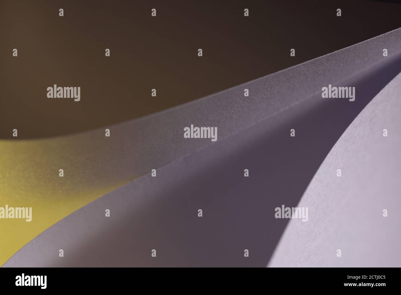 The abstract picture of curved paper in vivid colours Stock Photo - Alamy