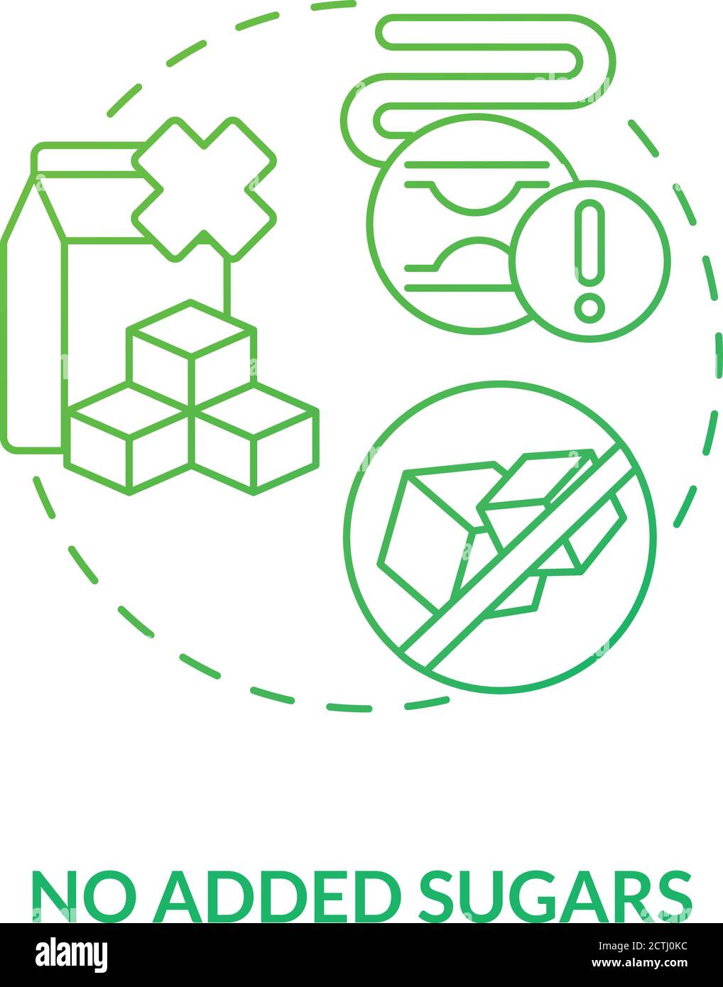 Zero sugar line Stock Vector Images - Alamy