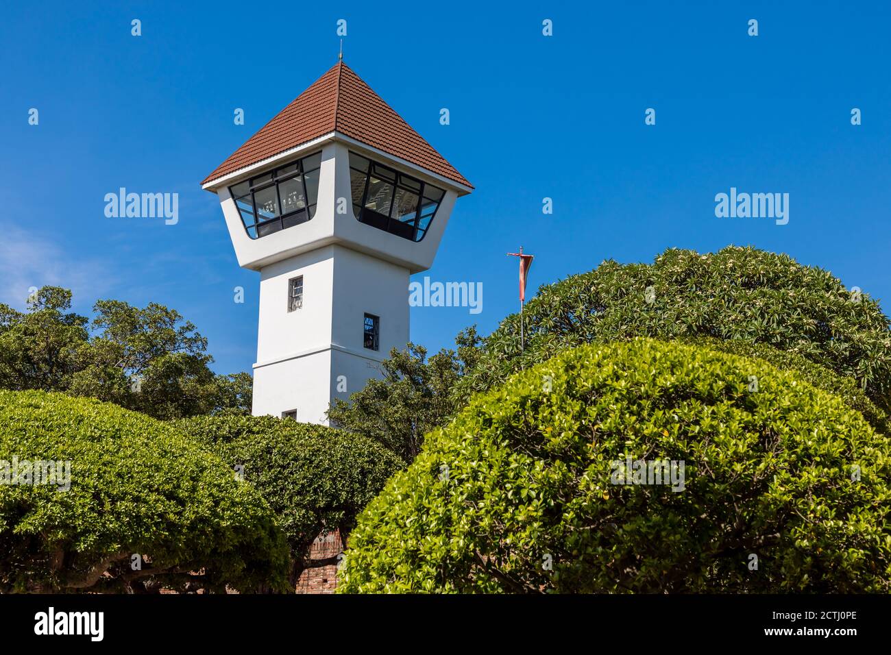 Lookout point of the former Dutch fortification "Fort Zeelandia" in An ...