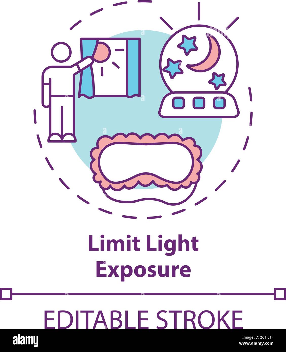 Nighttime exposure Stock Vector Images - Alamy