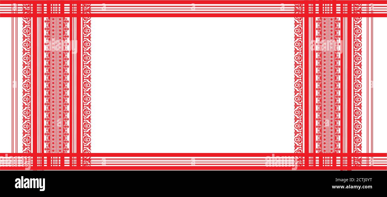 Gamocha Stock Vector Images - Alamy