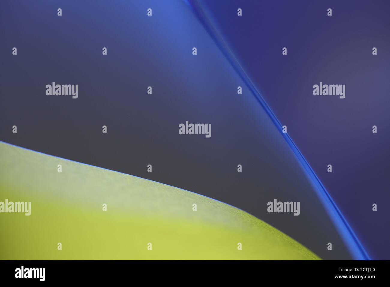 The abstract picture of curved paper in vivid colours Stock Photo - Alamy