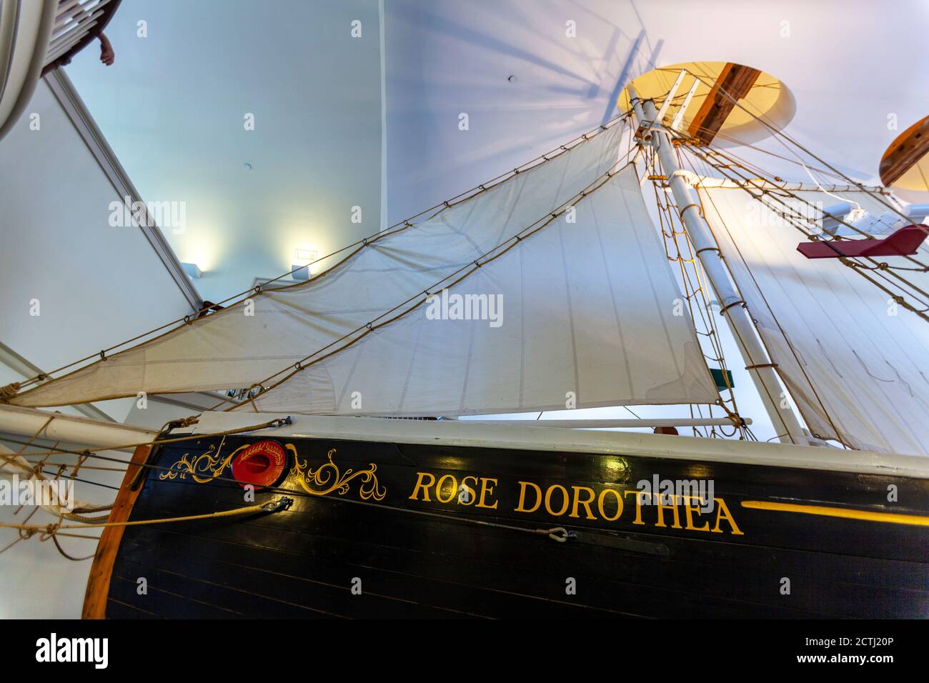 Rose Dorothea ship in Provincetown Library, Provincetown, Massachusetts ...