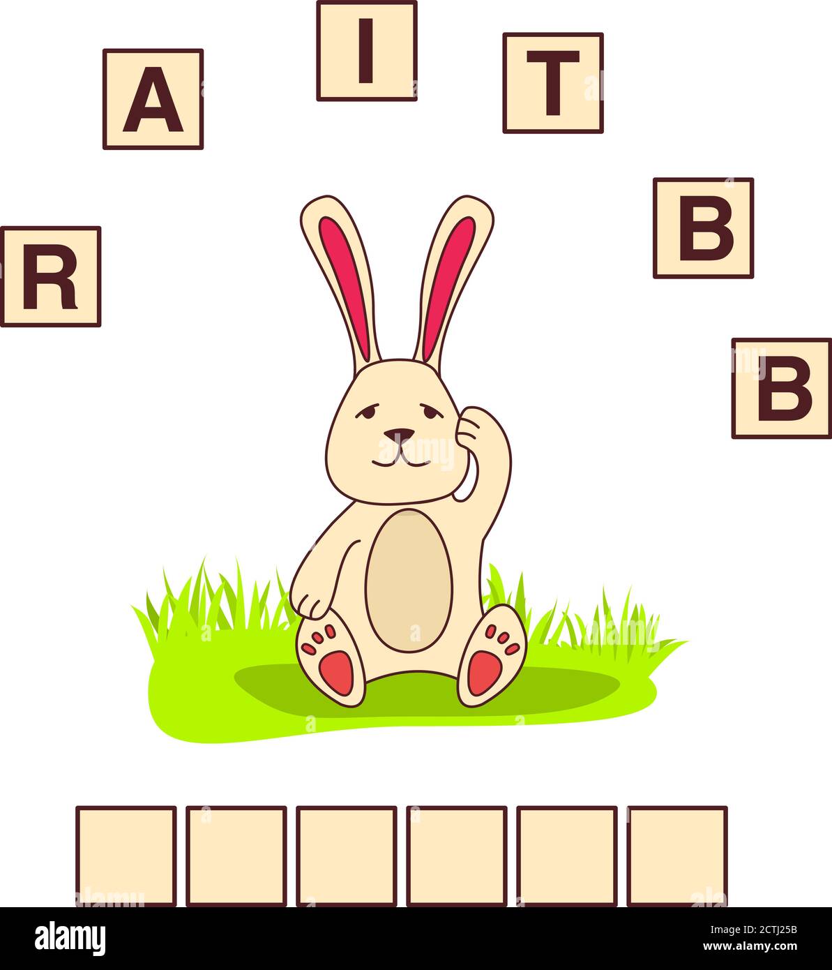 Game words puzzle rabbit.Education developing child.Riddle for ...