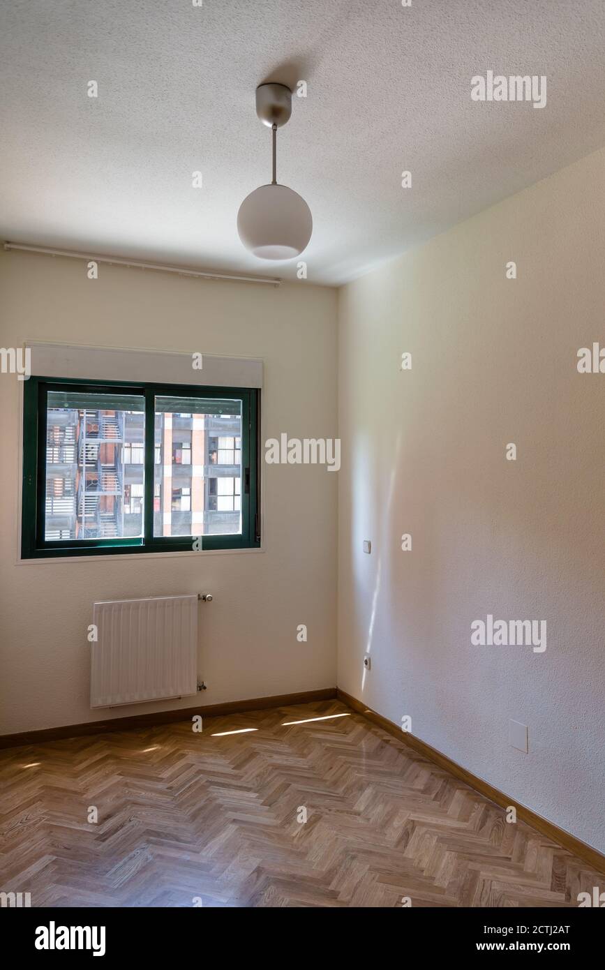 Vertical shot of an empty room interior Stock Photo - Alamy