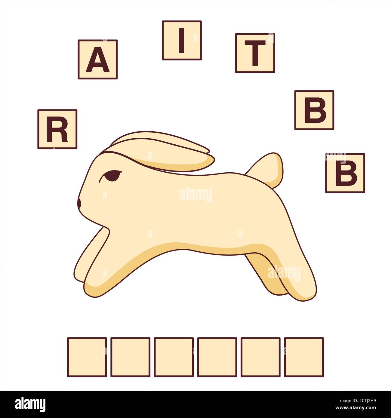 Game words puzzle rabbit.Education developing child.Riddle for ...