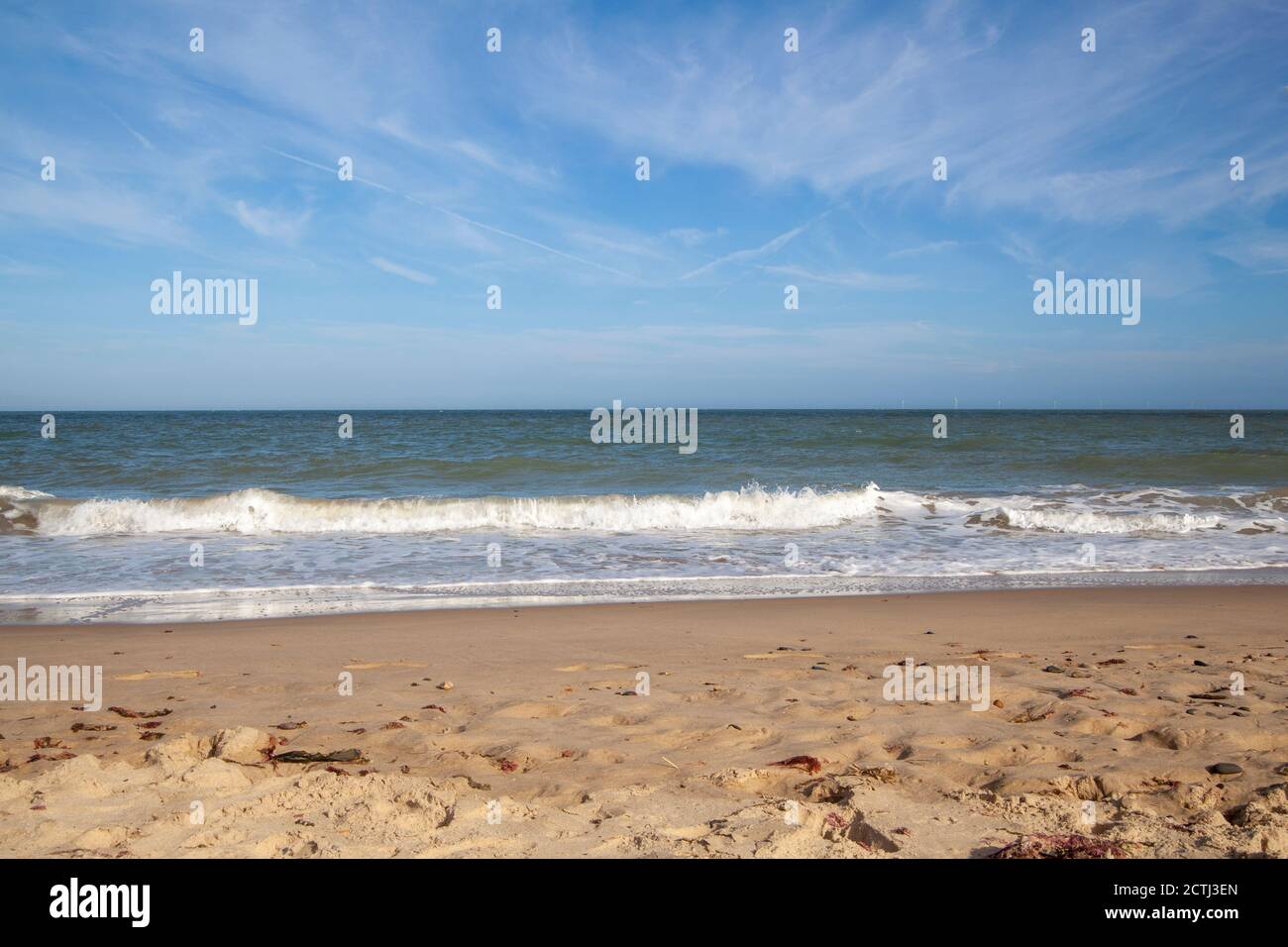 Sandy irish beach Brittas Bay Stock Photo - Alamy