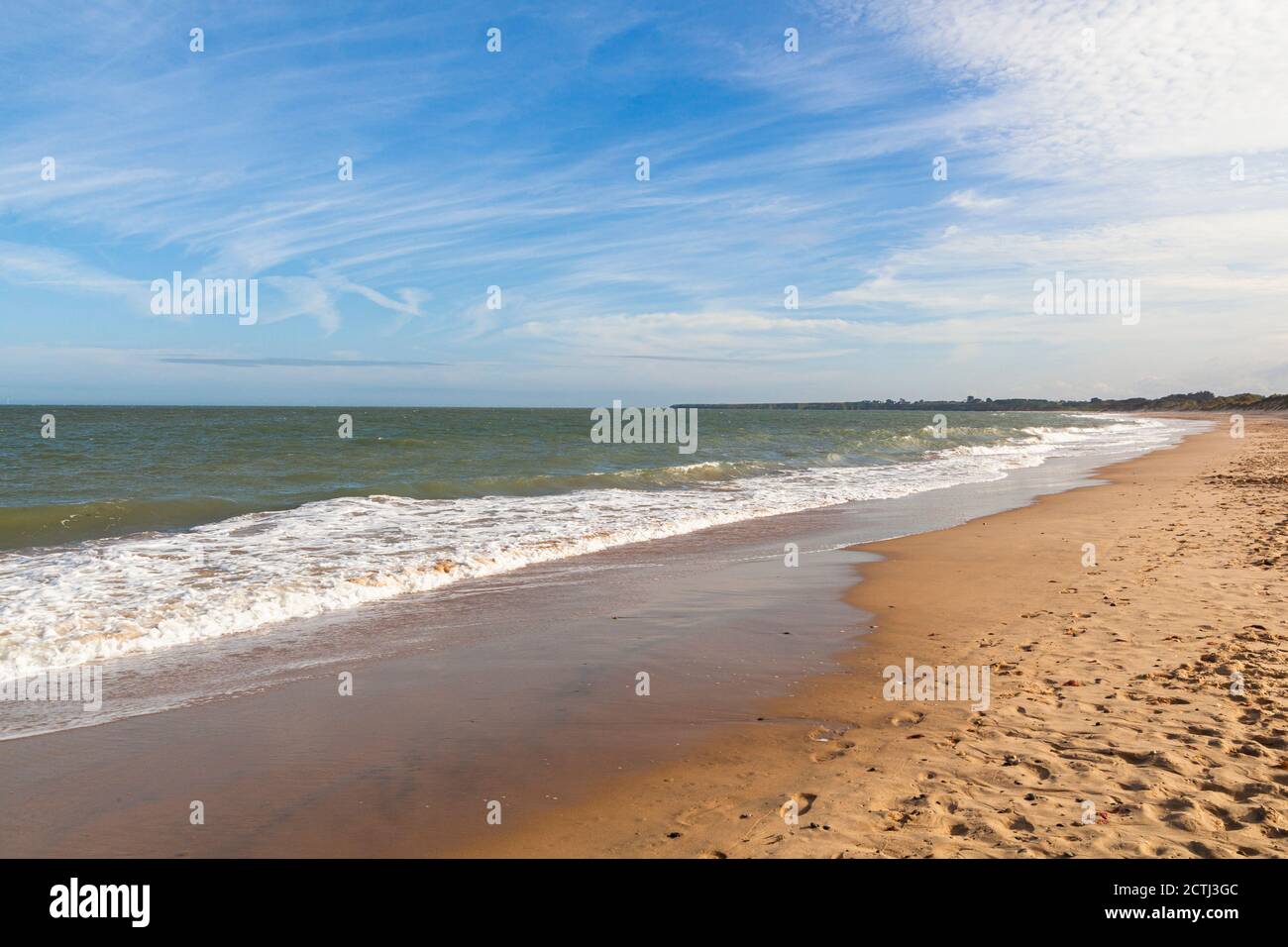 Sandy irish beach Brittas Bay Stock Photo - Alamy