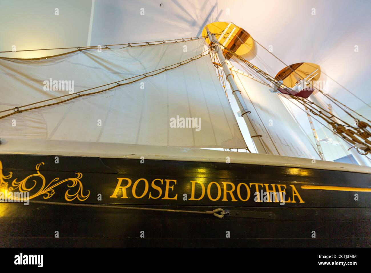 Rose Dorothea ship in Provincetown Library, Provincetown, Massachusetts ...