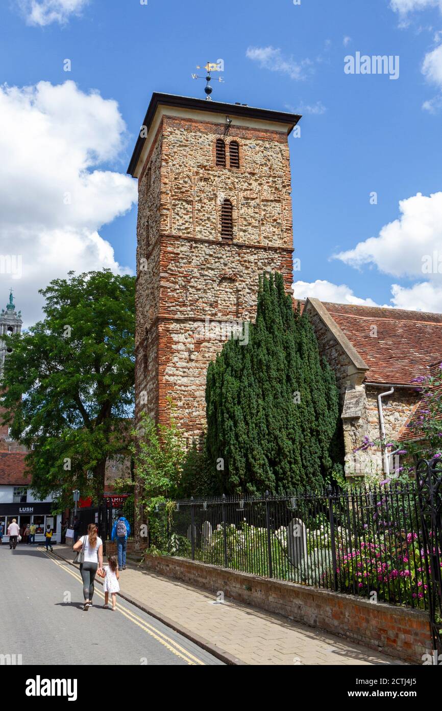 The Holy Trinity Church, Trinity Street in Colchester, Essex, UK Stock ...