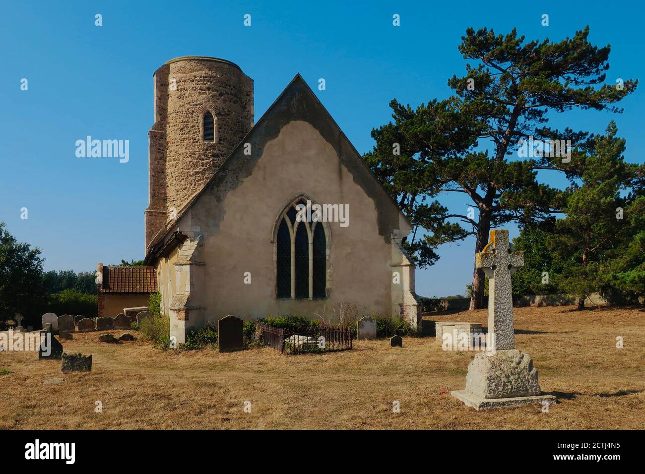 Ramsholt, Suffolk, UK - 22 September 2020: Bright autumn afternoon by ...