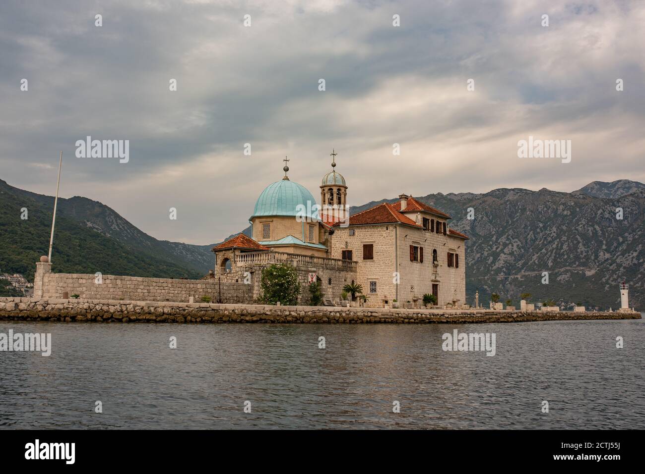 Our Lady of the Rocks (Gospa od Skrpjela) is island and church near ...