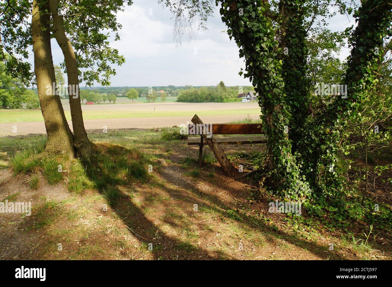 Wooden bench beautiful view hi-res stock photography and images - Alamy