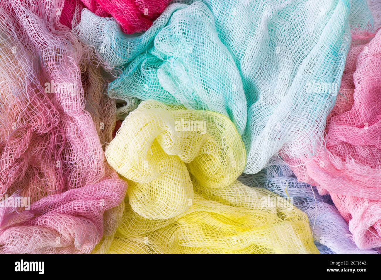 Watercolor cotton clothe background, colored bandage backdrop Stock ...