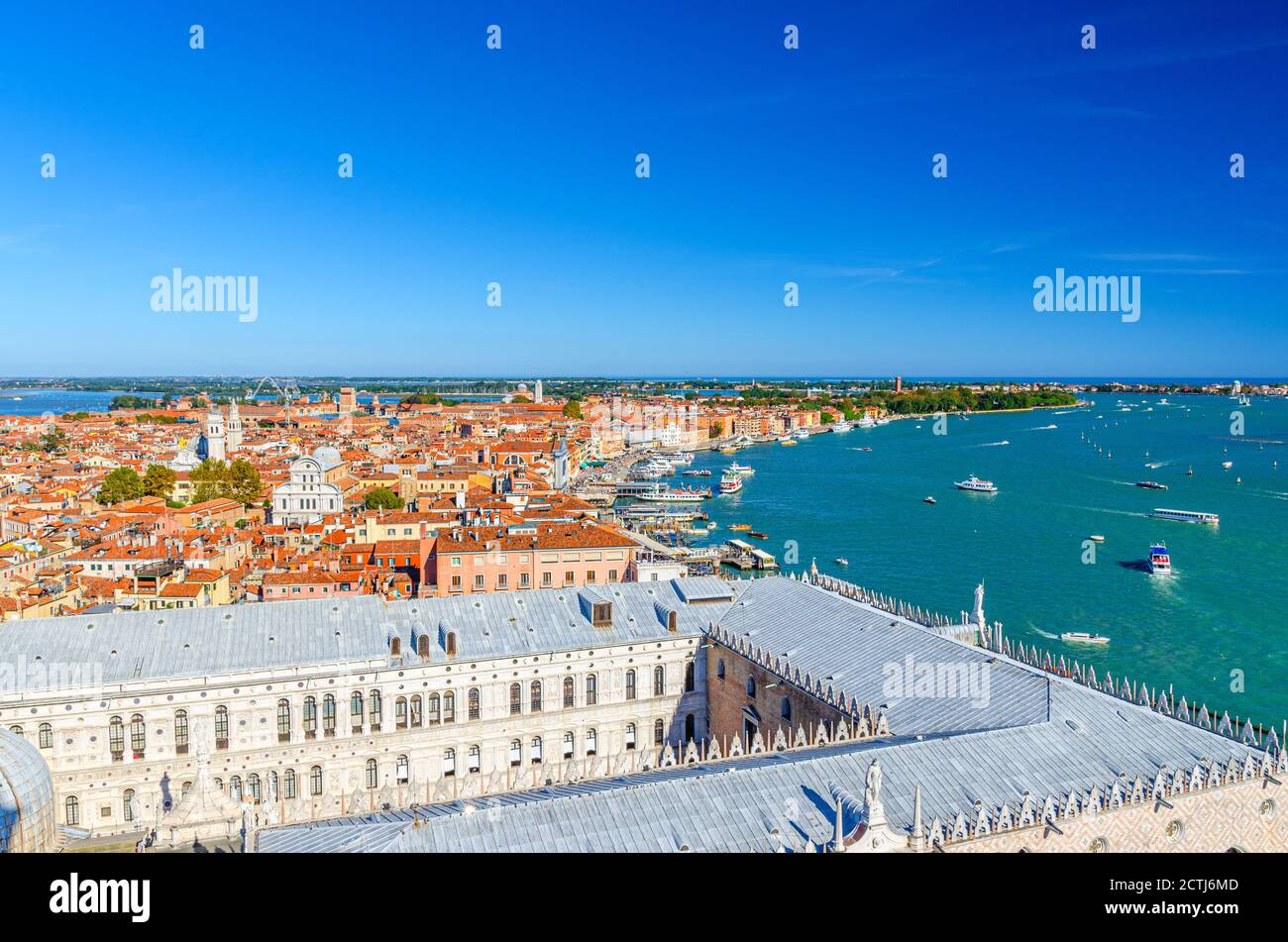 Aerial view venice lagoon italy hi-res stock photography and images - Alamy