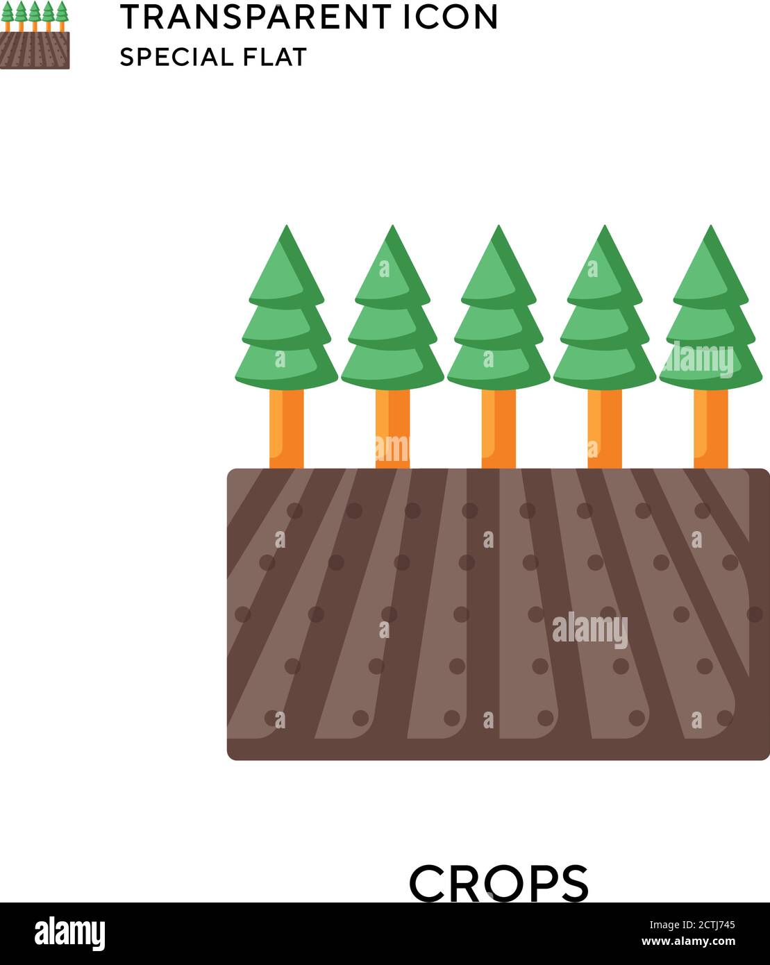 Farmer crop row Stock Vector Images - Alamy