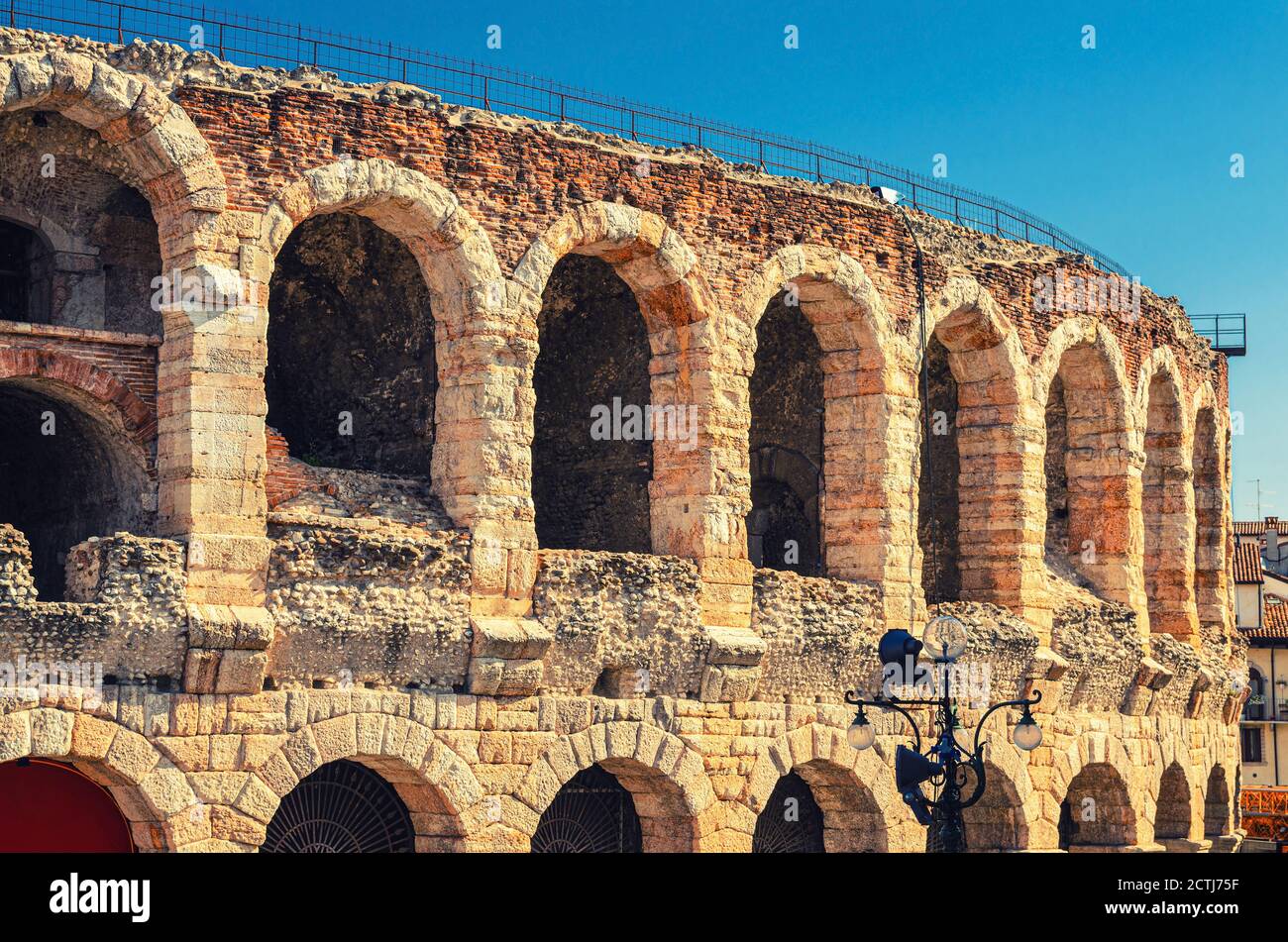 Roman brick walls hi-res stock photography and images - Alamy