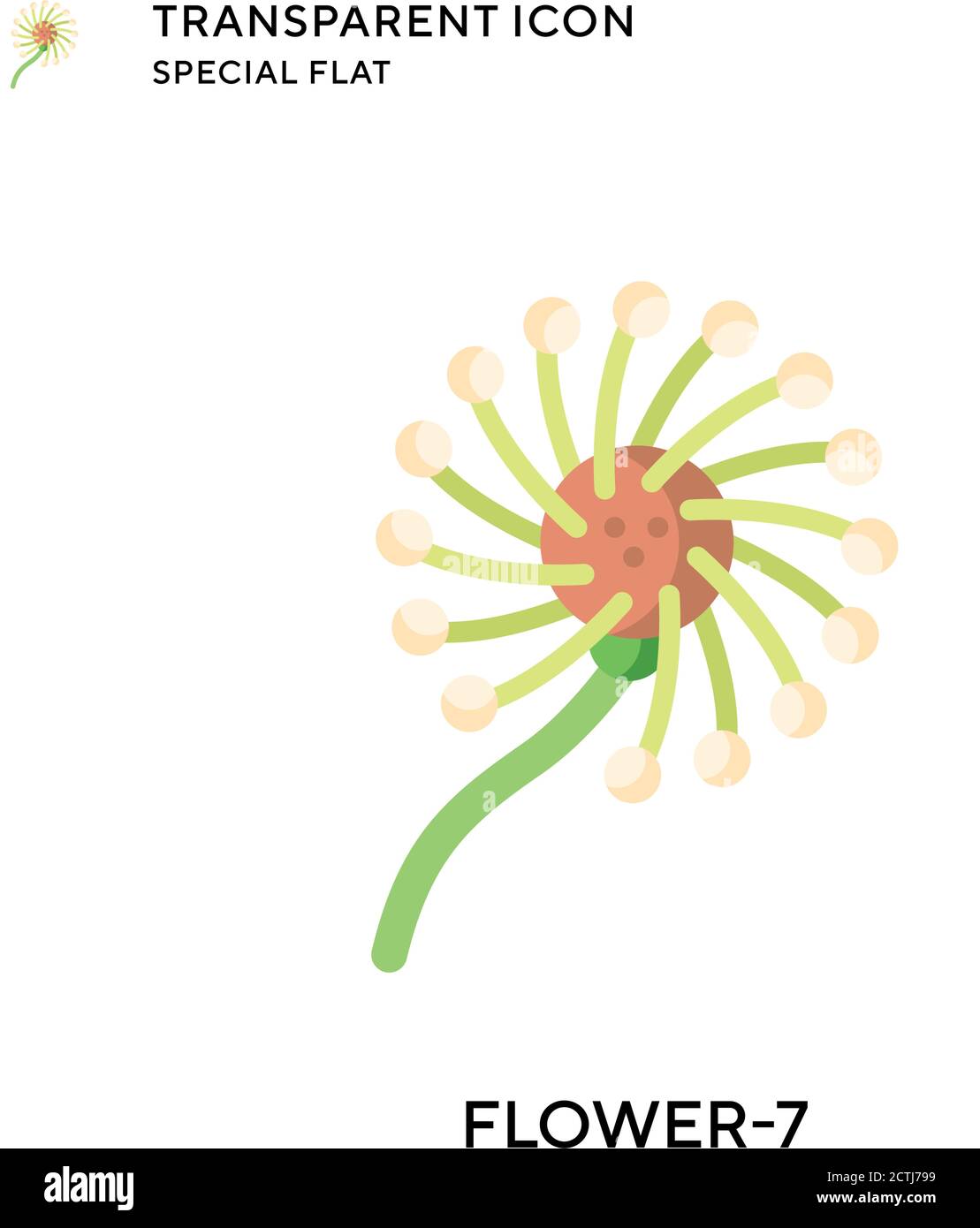 Seven petals vector vectors hi-res stock photography and images - Alamy