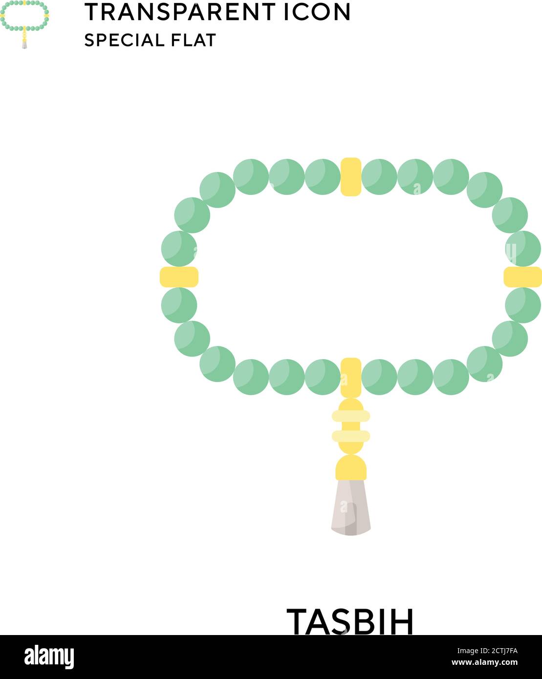 Tasbih vector vectors hi-res stock photography and images - Alamy