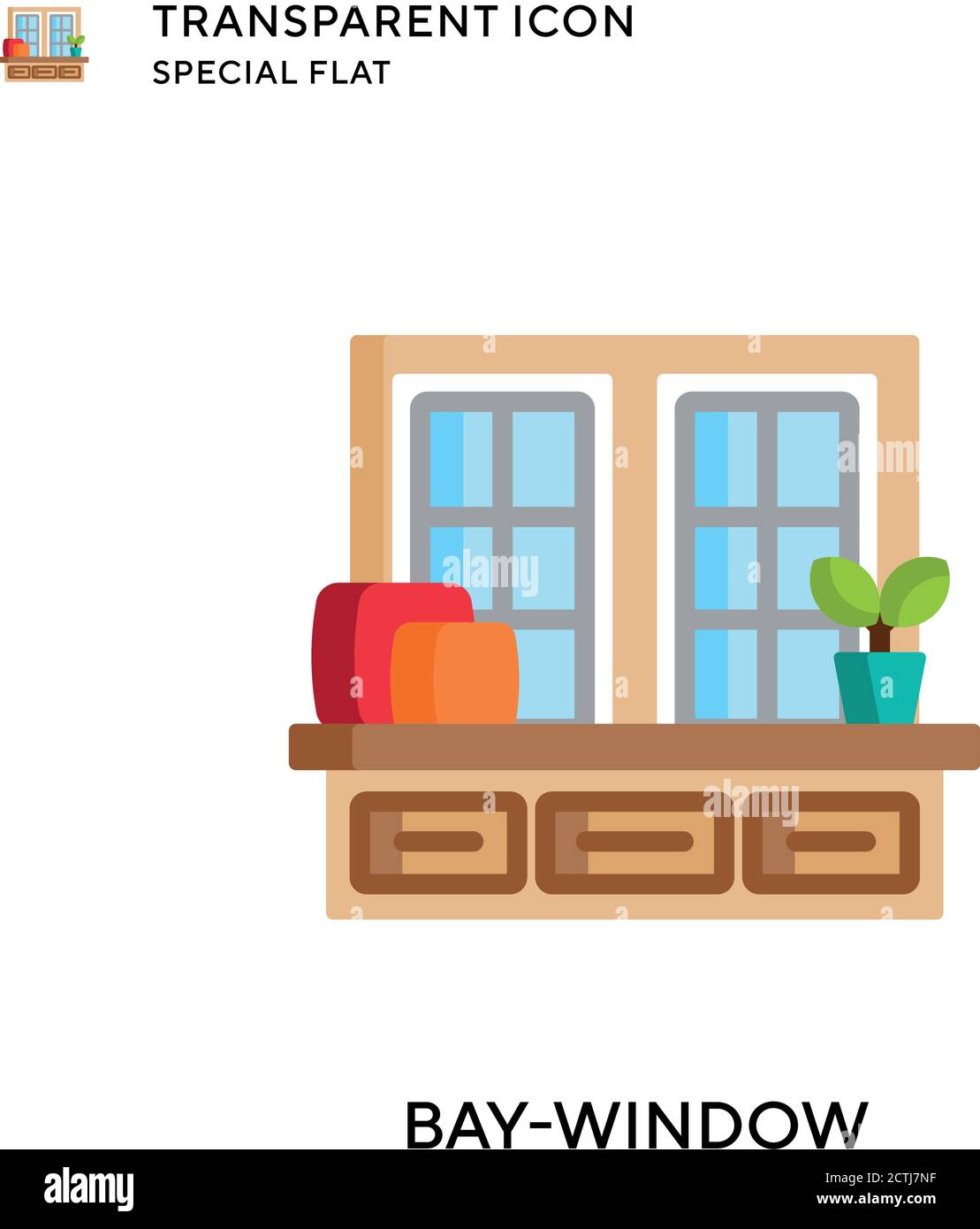 Old style bay window Stock Vector Images - Alamy