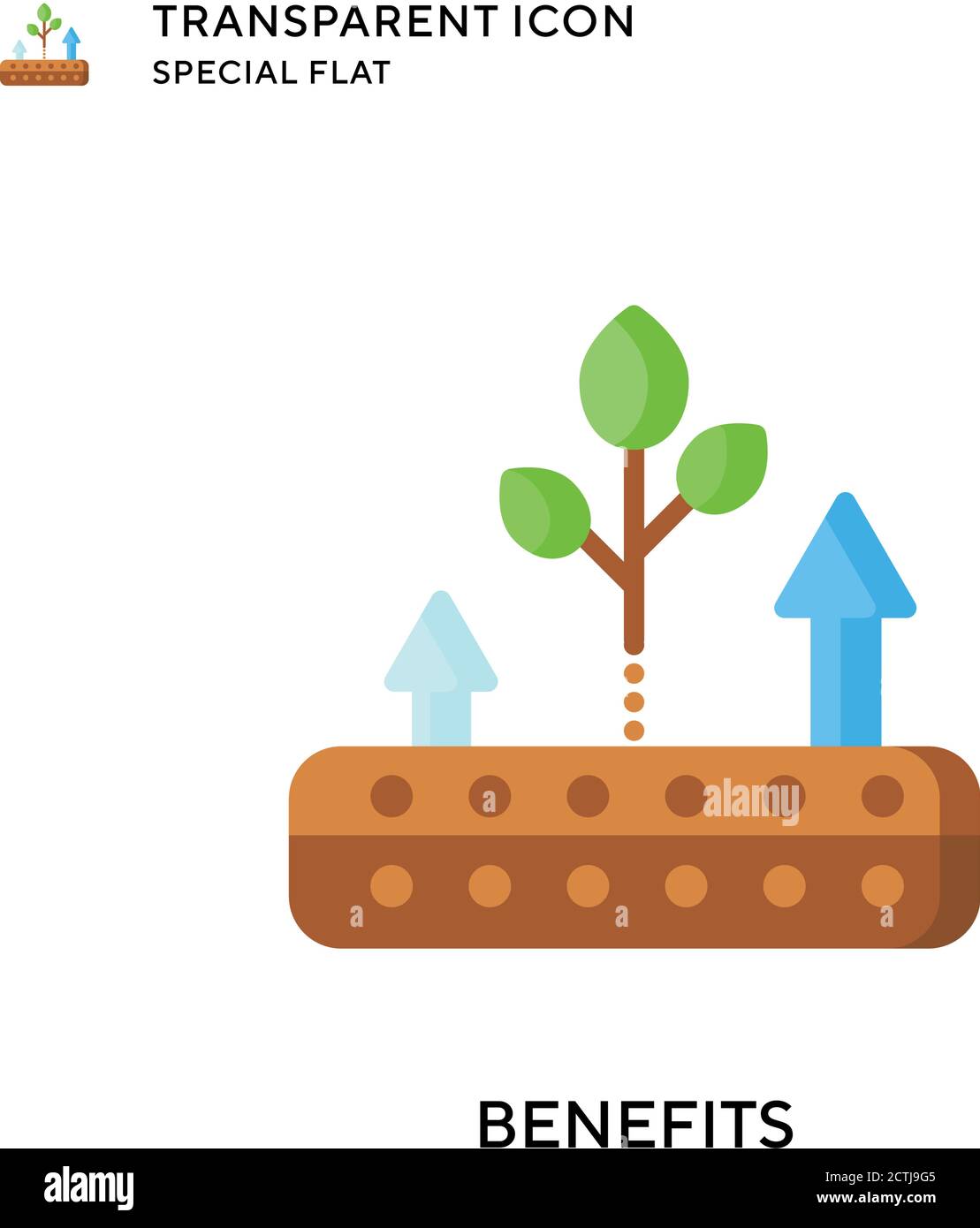 Benefits vector icon. Flat style illustration. EPS 10 vector Stock ...