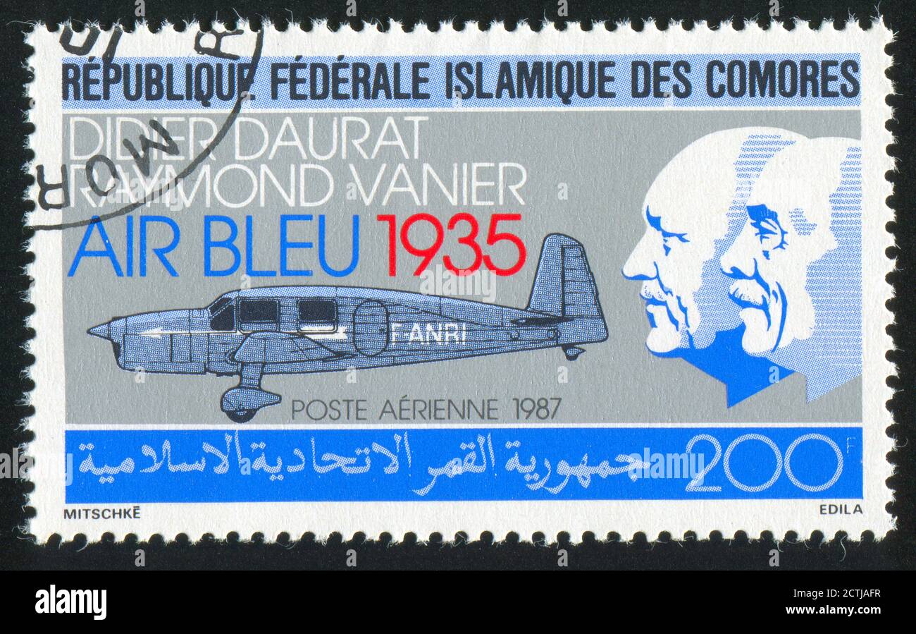 COMORO ISLANDS CIRCA 1987: stamp printed by Comoro Islands, shows ...