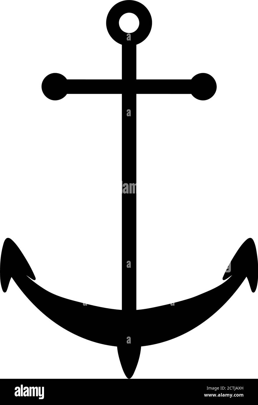 Classic ship anchor icon in vector Stock Vector Image & Art - Alamy