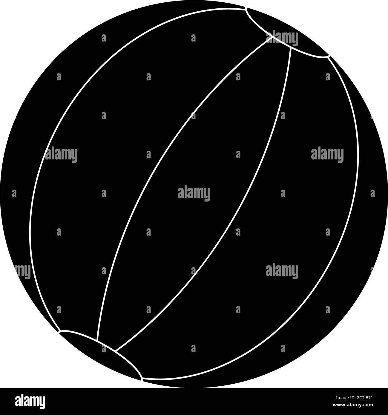 Beach game ball Black and White Stock Photos & Images - Alamy