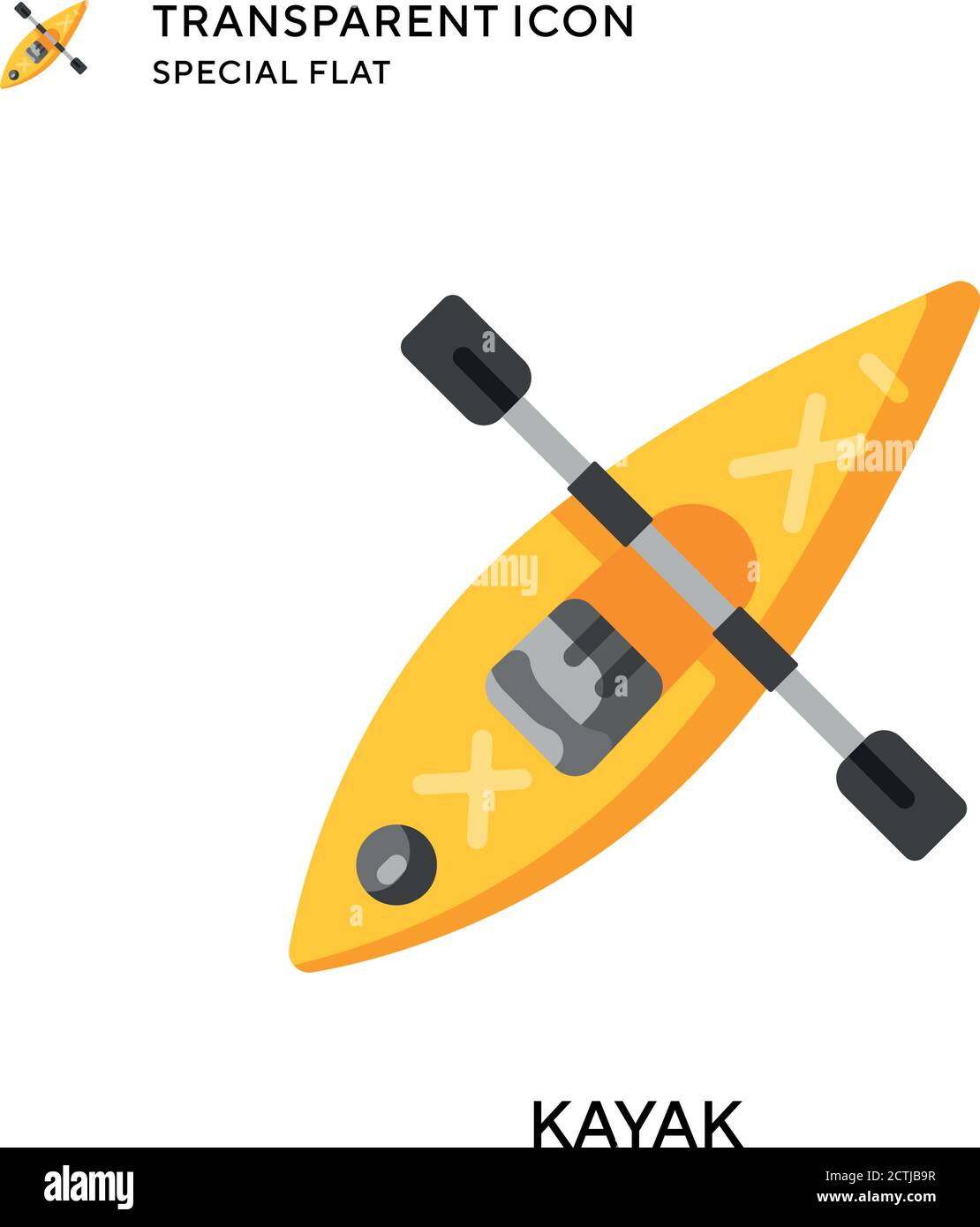 Kayak and sunset and paddle Cut Out Stock Images & Pictures - Alamy