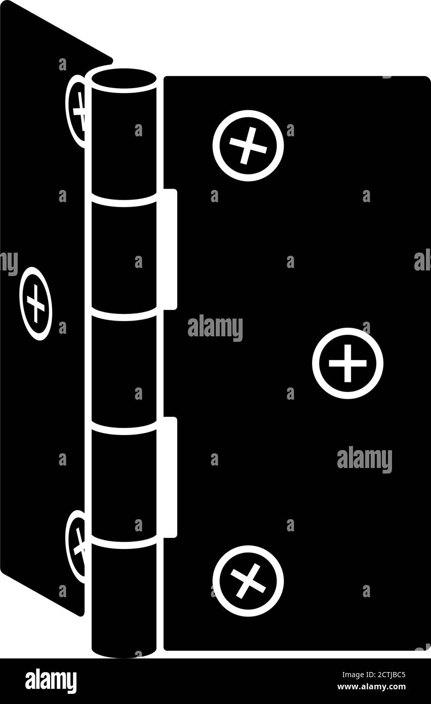 Simple door hinges Stock Vector Images - Alamy