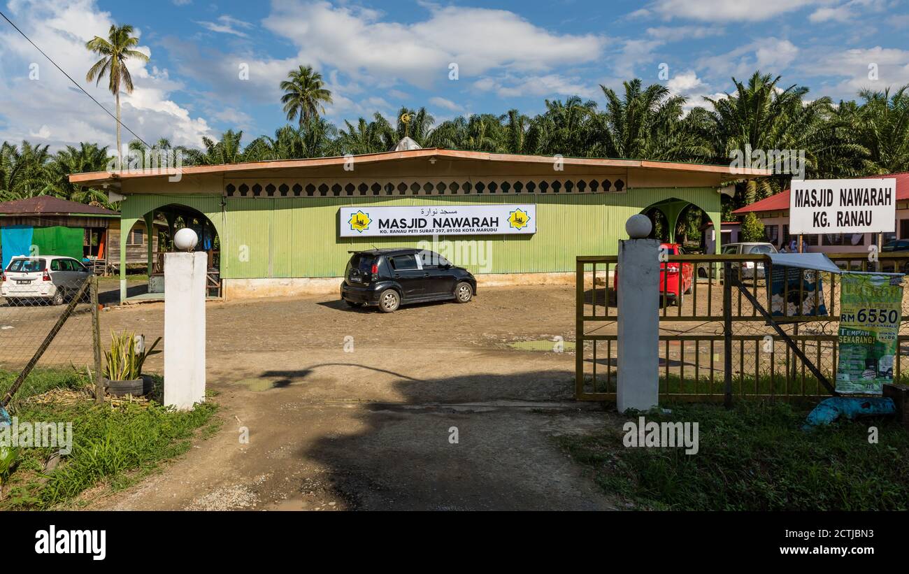 Kota Marudu, Sabah, Malaysia: Masjid Nawarah, the mosque of the village ...