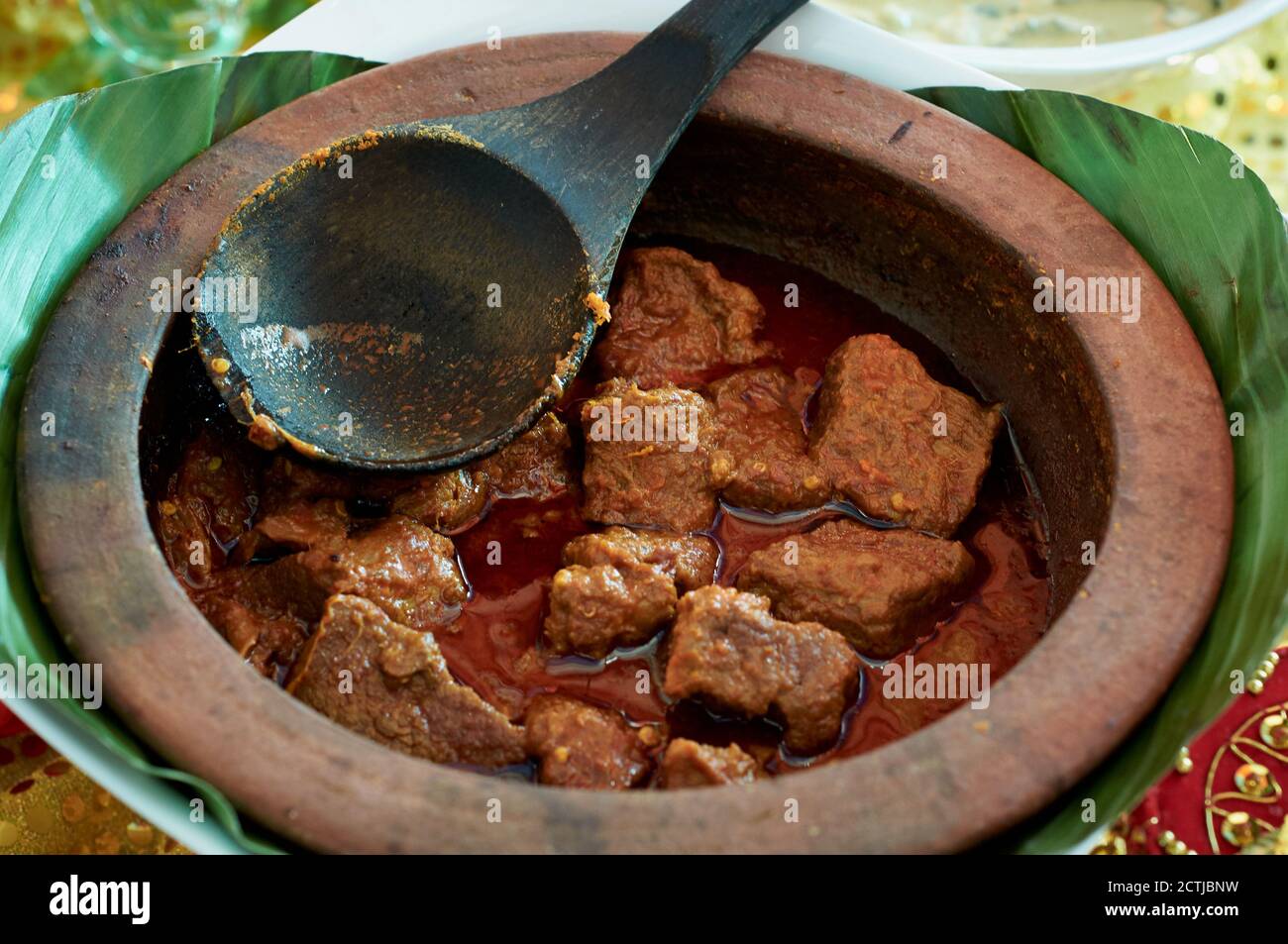 Spicy Beef curry, Traditional Indonesian Food Stock Photo - Alamy