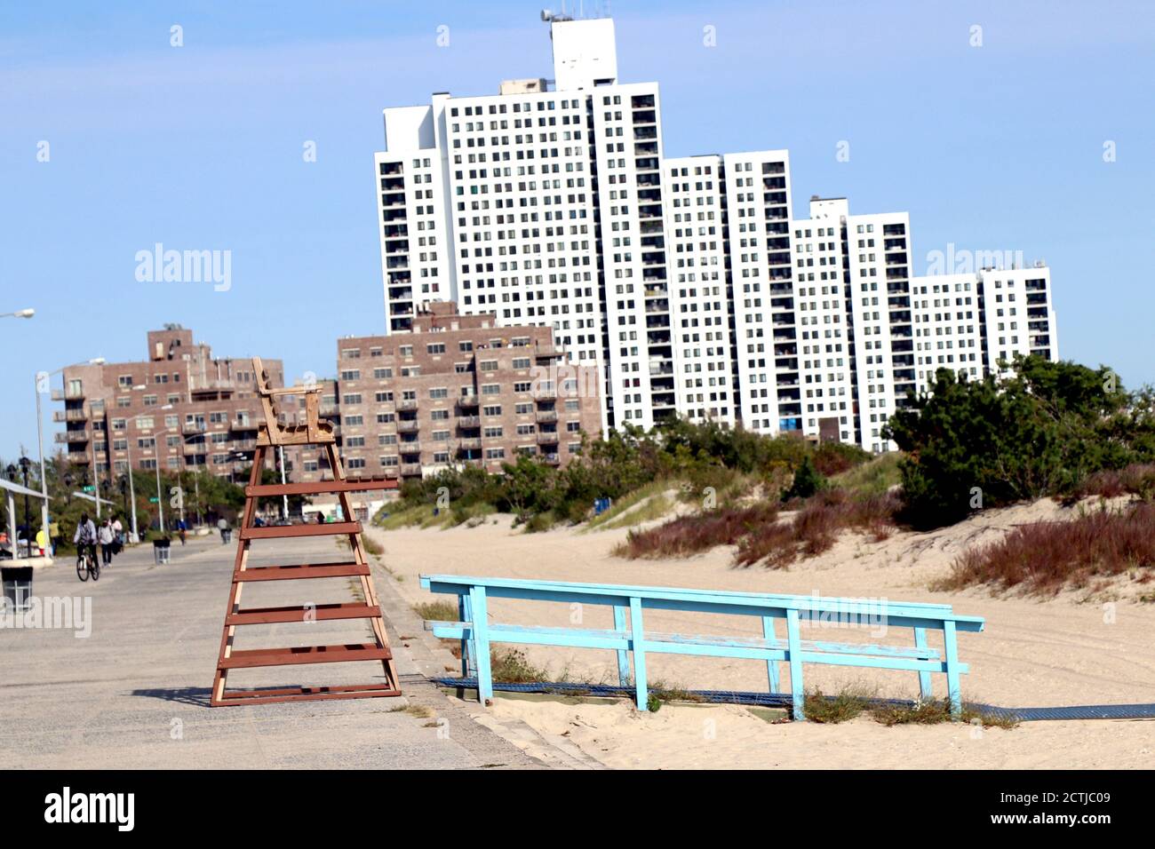 Rockaway beach boardwalk hi-res stock photography and images - Alamy