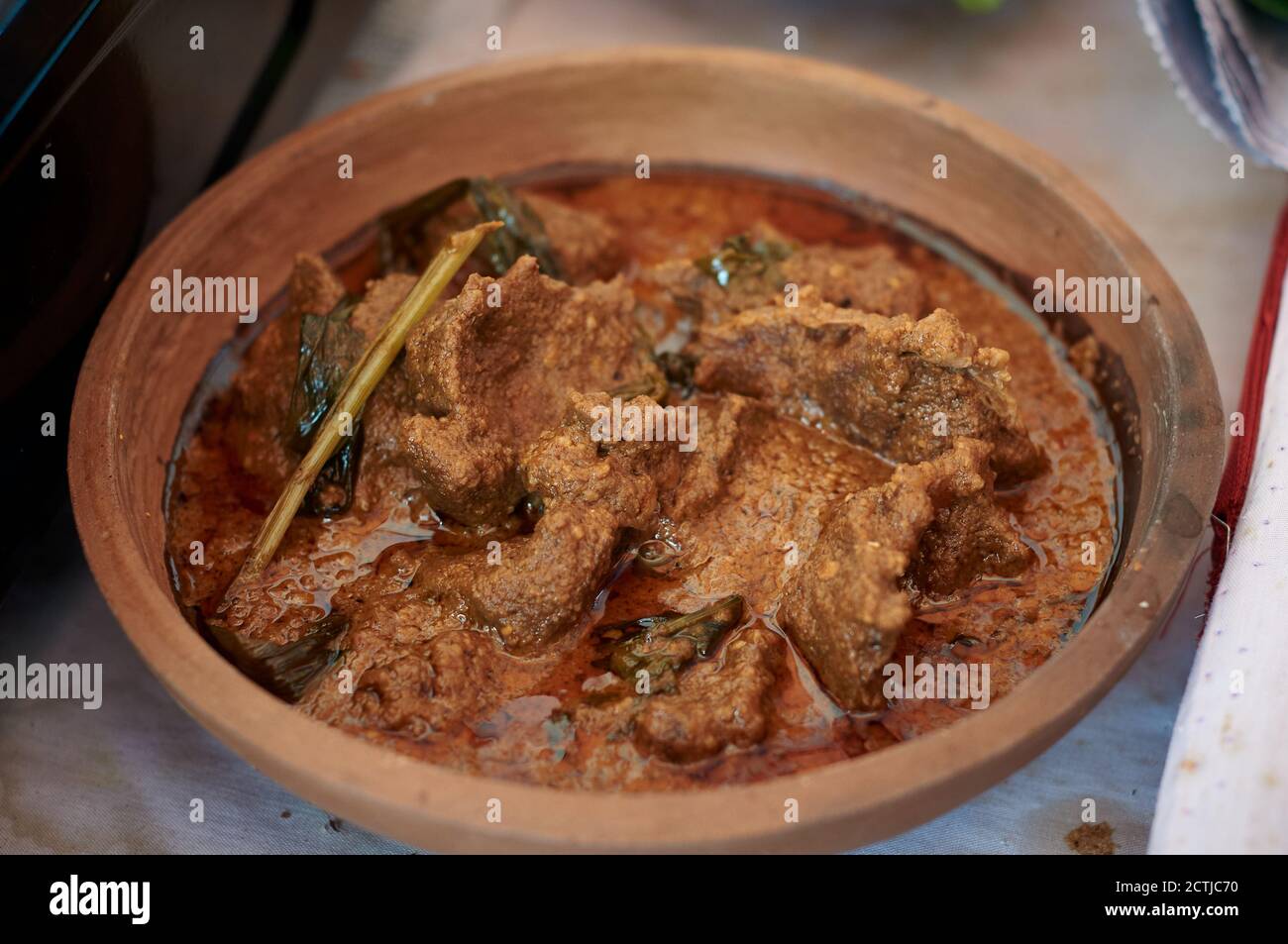 Spicy Beef curry, Traditional Indonesian Food Stock Photo - Alamy
