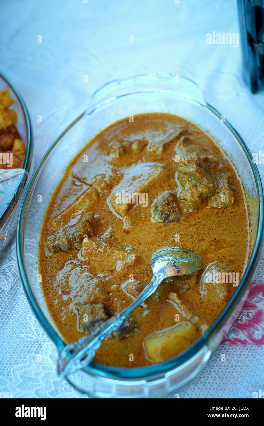 Spicy Beef curry, Traditional Indonesian Food Stock Photo - Alamy