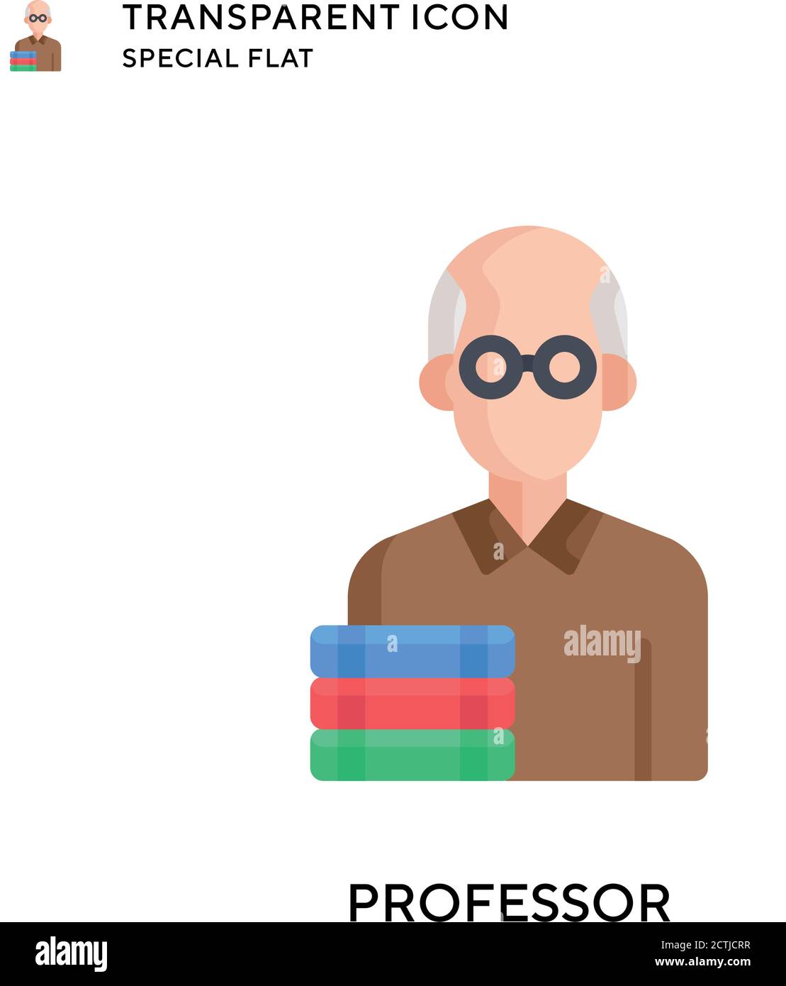 Old female university lecturer Stock Vector Images - Alamy