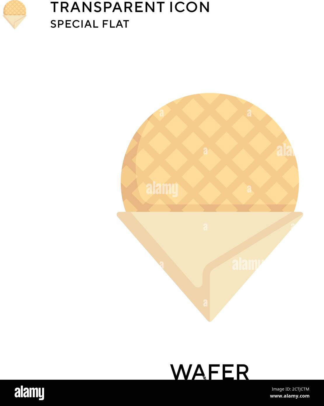 Crunchy wafers Stock Vector Images - Alamy