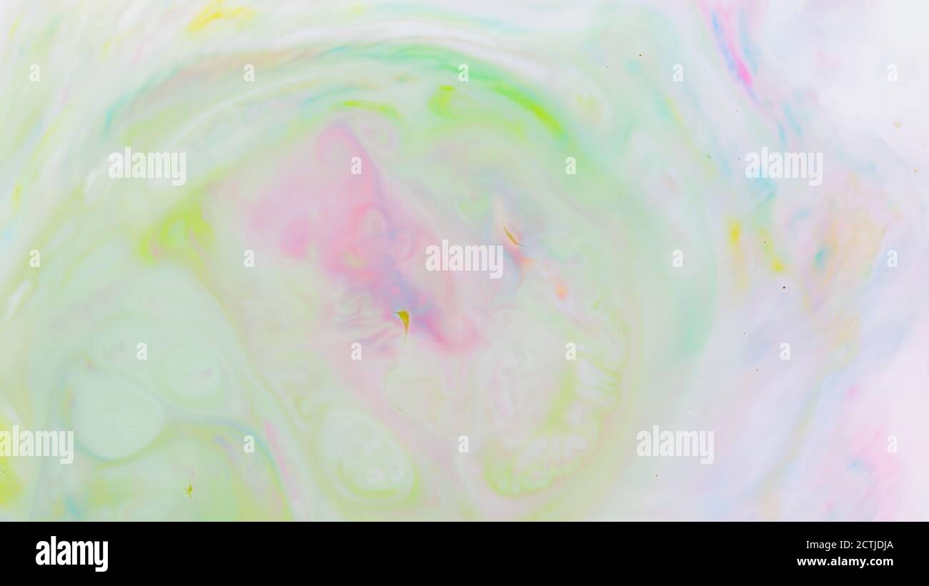 Fluid art. Multicolored background from liquid. Photography of colored ...